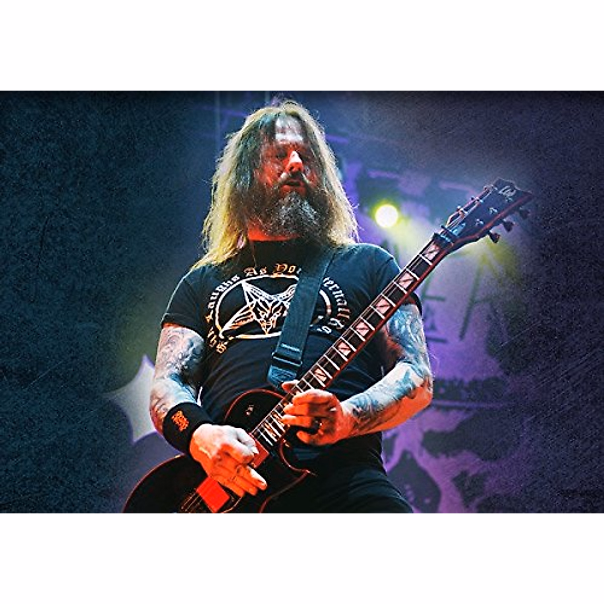 ESP LTD GH-600 Signature Series Gary Holt Electric Guitar with Case, Black