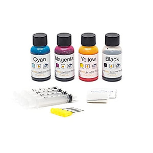 InkPro Premium Combo Ink Refill Kit for HP 60/XL, HP 61/XL, HP 62/XL, HP 63/XL, HP 64/XL, HP 65/XL Ink Cartridges 1oz 30mL