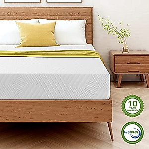 Airdown 8 Inch Queen Size Gel Memory Foam Mattress with Washable Fabric Cover, Medium Feel Queen Mattress for Pressure Relief, Queen Bed Mattress in A Box, CertiPUR-US Certified