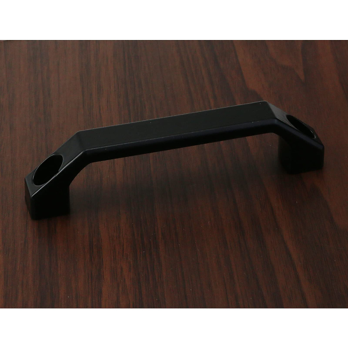 Semetall 2pcs Black Door Cabinet Pull Handles Suitable for Modern Drawer Handles Bridge Pulls Handles for Cupboard Arched Decorative Closets Door Handles Bookcases Cabinet Handles(140mm×33mm)