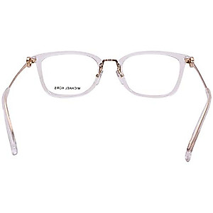 Michael Kors MK 4054 3105 Crystal Clear Eyeglasses Frame w/Demo lens-52mm, 52/20/140