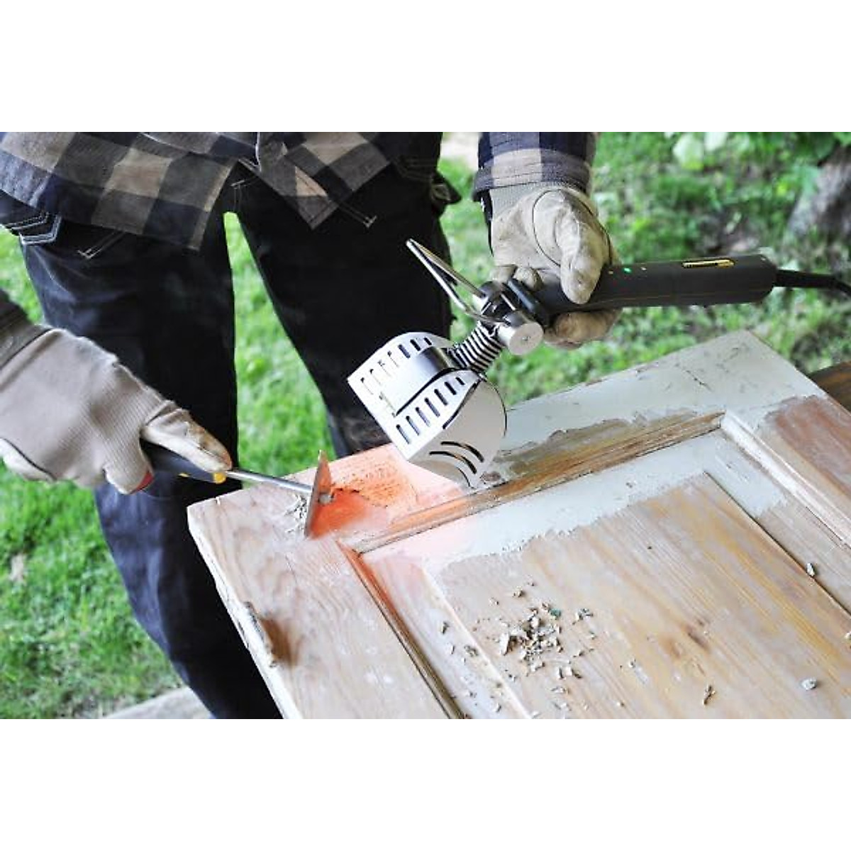 Speedheater Clapboard Scraper - Paint Scraper for Flat Surfaces - Made in Sweden - Ergonomic Handle + Special Strong Steel Blade - Scrape Exteriors, Baseboards, Paneling + More!