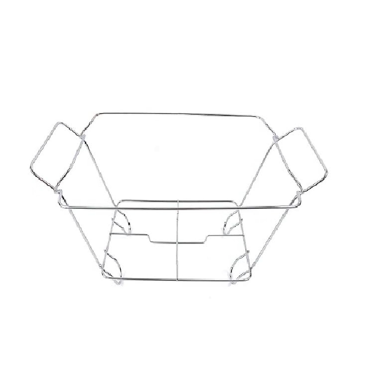 HOMEBAY HB10002 Pack of 6 Half Size 12“x10"x9" Strong Metal Chafing Rack, For Party Cooking, Warming, Heating, Storing, Prepping Food