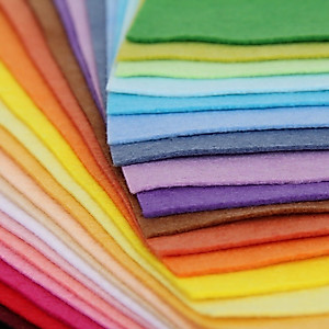 Threadart Premium Felt Roll - 12" x 10yd - Red | Soft Wool-Like Feel | 1.2mm Thick Fabric for DIY Crafts, Sewing, Crafting Projects | Compatible with Cricut Maker