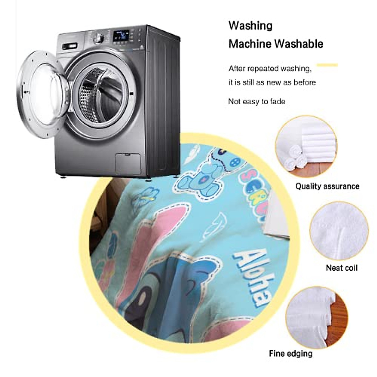 Cartoon Anime Blankets Soft Flannel Throw Blanket Gifts Suitable for Kids and Adults,Warm Home Bed Sofa Christmas/Halloween Blanket Suitable for All Season（50"X40"）