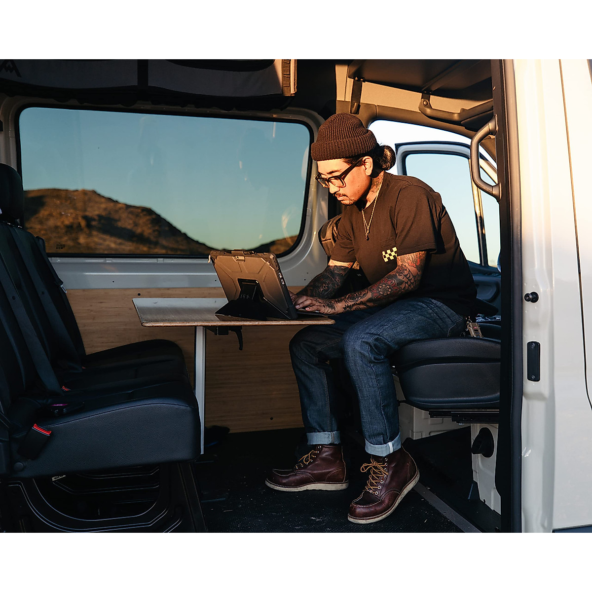 URBAN ARMOR GEAR UAG Designed for Microsoft Surface Pro 11/10/9 Case with Multi-angle Kickstand & Pen Holder Compatible with Type Cover Keyboard Rugged Protective Cover Heavy Duty, Metropolis SE Black