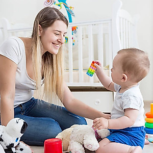 CHILHOLYD Learning Toys Math Toy Montessori Preschool Learning Educational Counting Game Numbers and Symbols Math Skills Colorful Fridge Kindergarden Educational Tools Math Blocks Great Gift for Kids