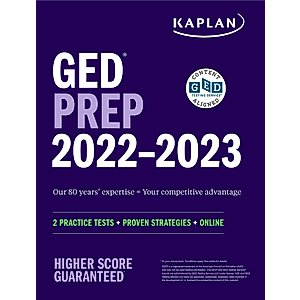 GED Test Prep 2022-2023: 2 Practice Tests + Proven Strategies + Online (Kaplan Test Prep)