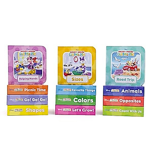 Disney Junior Mickey Mouse Clubhouse - My First Library Board Book Block 12-Book Set - PI Kids