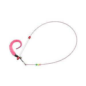 Fashion's Talk Feather Wire Wands Kitten Toys Worm Teaser Wand Cat Toy with Replacement Pack