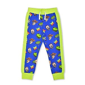 Disney Toy Story Buzz Lightyear, Woody, Rex and Forky Boys Sweatshirt and Pants Set for Toddler to Big Kids
