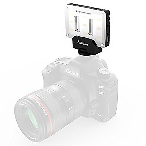 Aputure Amaran AL-M9 Lighting Up Pocket Sized LED CRI/TLCI 95+ 9 SMD Bulbs 9 Steps Dimming 5500K Max 900lux Internal Battery with Micro-USB Charging for Sony Canon Nikon
