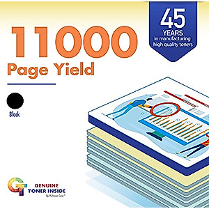 Professor Color Re-Coded OEM Toner Cartridge Replacement for Xerox WorkCentre 3550 | 106R01530 - High Capacity Black (11,000 Pages)