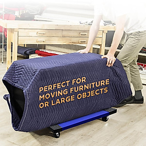 Olympia Tools 1000 Lb Capacity Plastic Furniture Dolly for Moving, 18 x 30 in, Fully Asembled and Ready to Use (Single Pack)