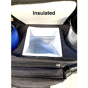 Booyah Stroller Detachable, Non Slip, Insulated Organizer Cup Holder fits hydroflask.