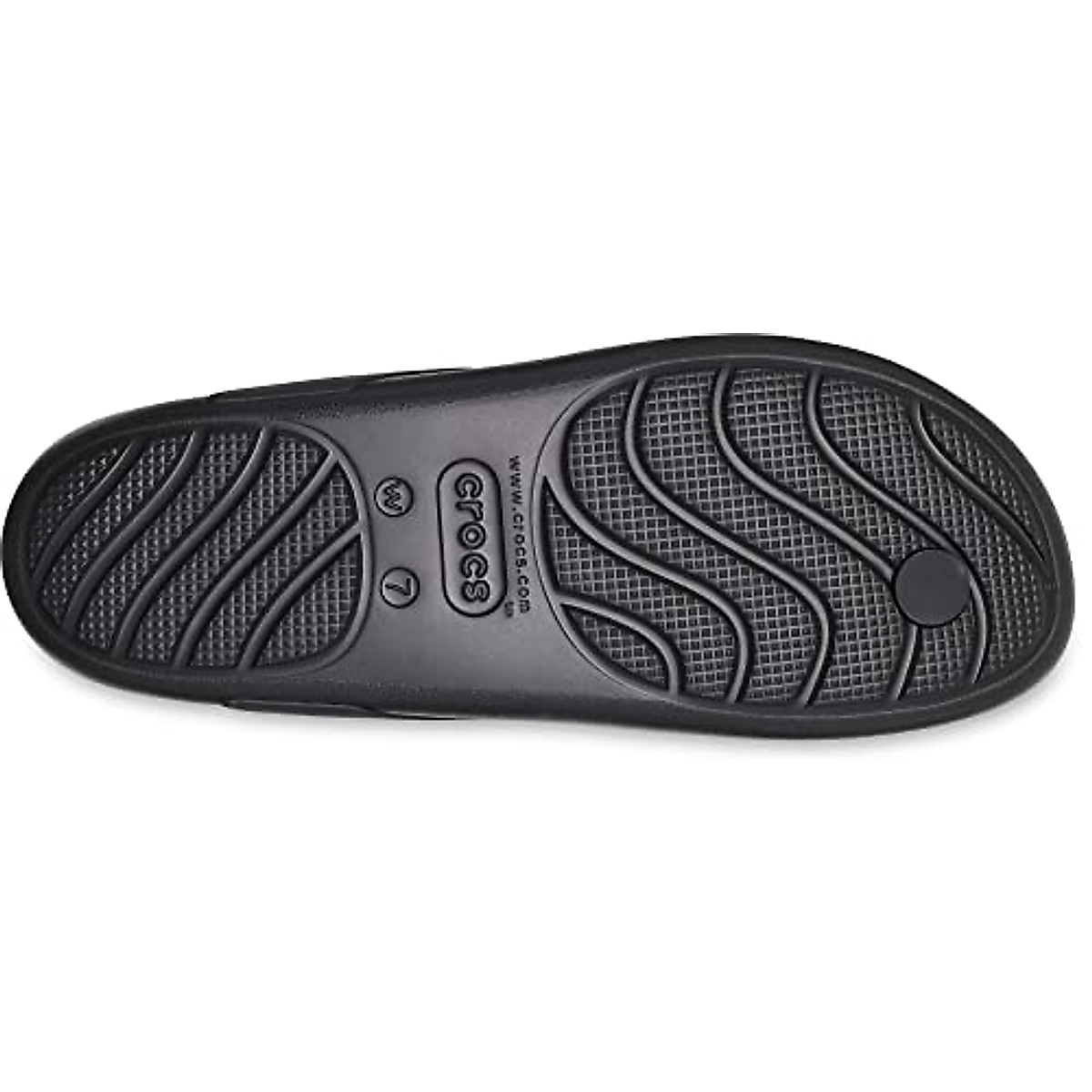 Crocs Women's Splash Flip Flops, Black, 7