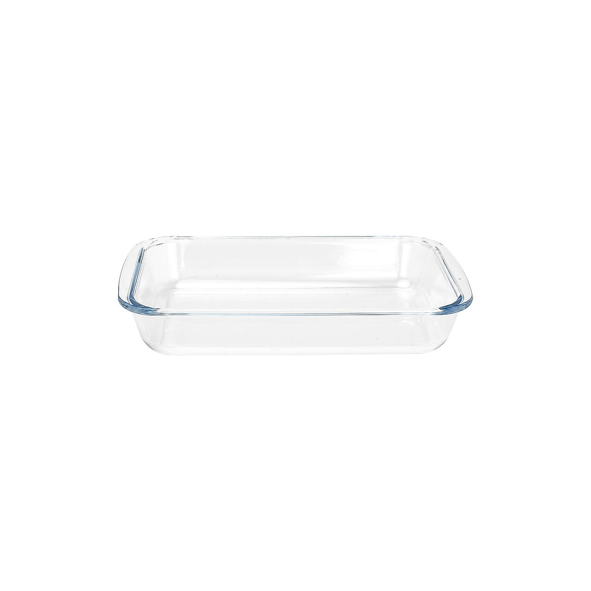 FOYO Basics Tempered Glass Baking Dish, 1.6 Quart Clear Oblong Dish Set, Casserole Dish Cooking Oven Bake