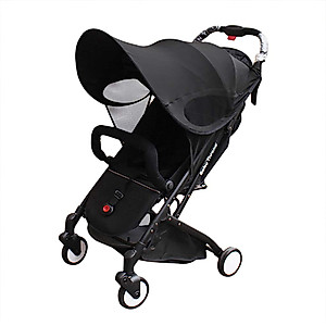 RONGXG Upgraded Baby Sunshade Stroller Cover Universal Pushchair Pram Stroller Rain Cover Buggy Throw Over with Canopy Raincover for Stroller Windproof Baby Cart Cover Mosquito Net Sun Shade Protector