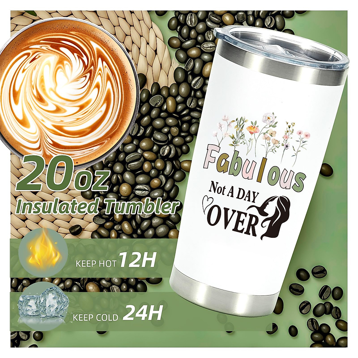 KAICOERLY Best Self Care Gift with Tumbler for Women, Inspirational Basket, Thank You Present for Mom Her Best Friend Sister Coworker Nurse Teacher