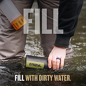 GRAYL GeoPress Replacement Filter & Purifier Cartridge (Hi-Vis Orange)