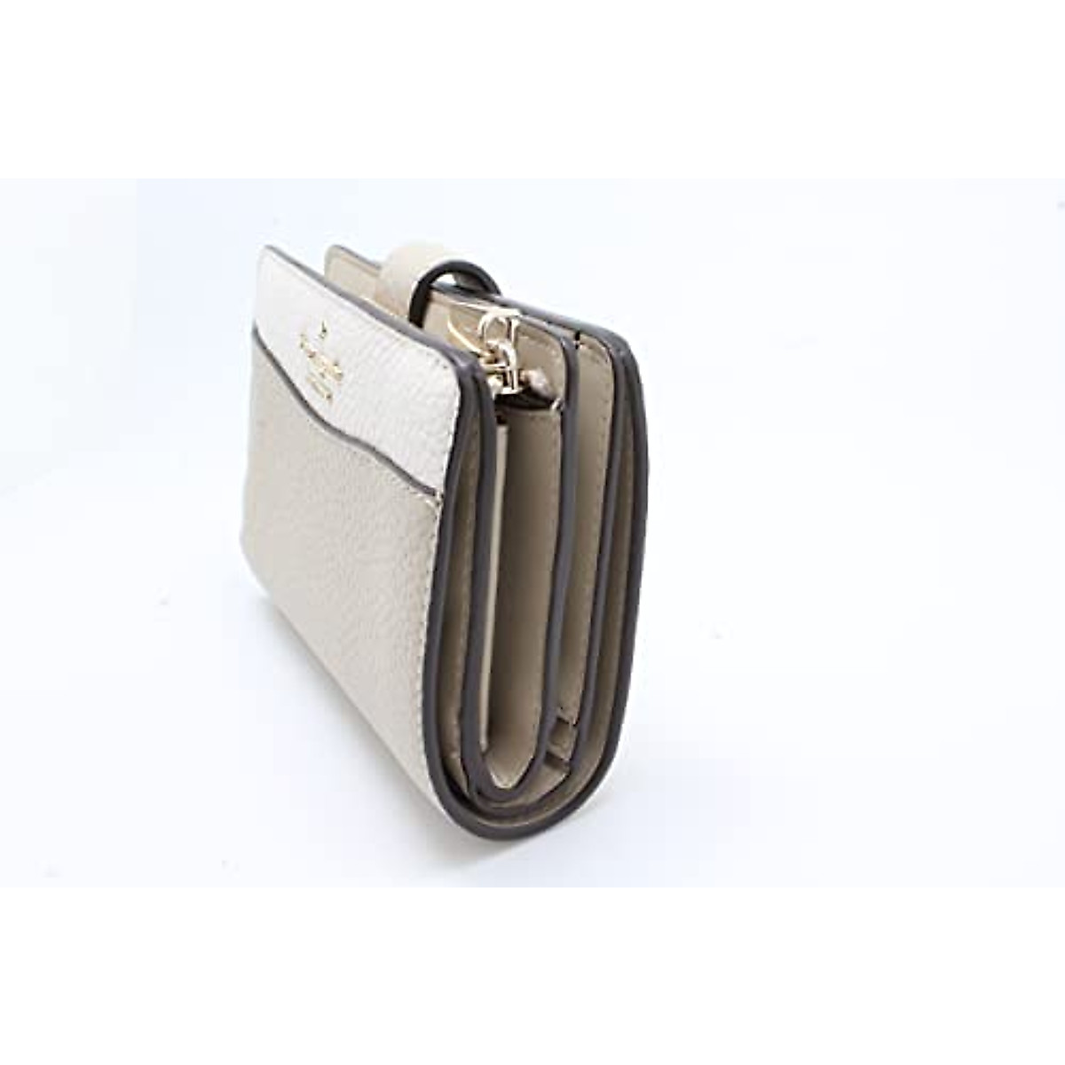 Kate Spade New York Leila Medium Compact Bifold Wallet Leather Light Sand