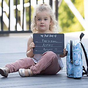 Urban Infant Toddler Sized My First Day of School Reusable Chalkboard Sign | 10" x 7"