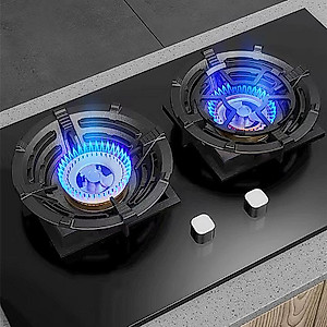 IEUYO Cast Iron Wok Support Ring Burner Ring for Gas Stove Rack Pot Holder Anti-skid Time-saving and Energy-saving for 4 claws racks or grates