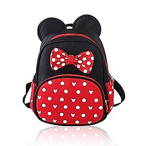 Voikukka Cute Little Girls Backpack Waterproof Small Kids Backpacks Daypack for Toddler Girl Bakcpack Travel Bag Baby Preschool Bakcpack Rucksack Children Mini Mouse Bakcpack