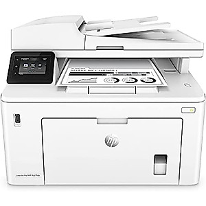 HP Monochrome Laserjet Pro MFP M227fdwL Wireless AIO Printer, 2.7" Touch Screen, Print Copy Scan Fax, 1200x1200 dpi, Up to 30ppm, Auto Duplex Printing, 35-Sheet ADF with Printer Cable