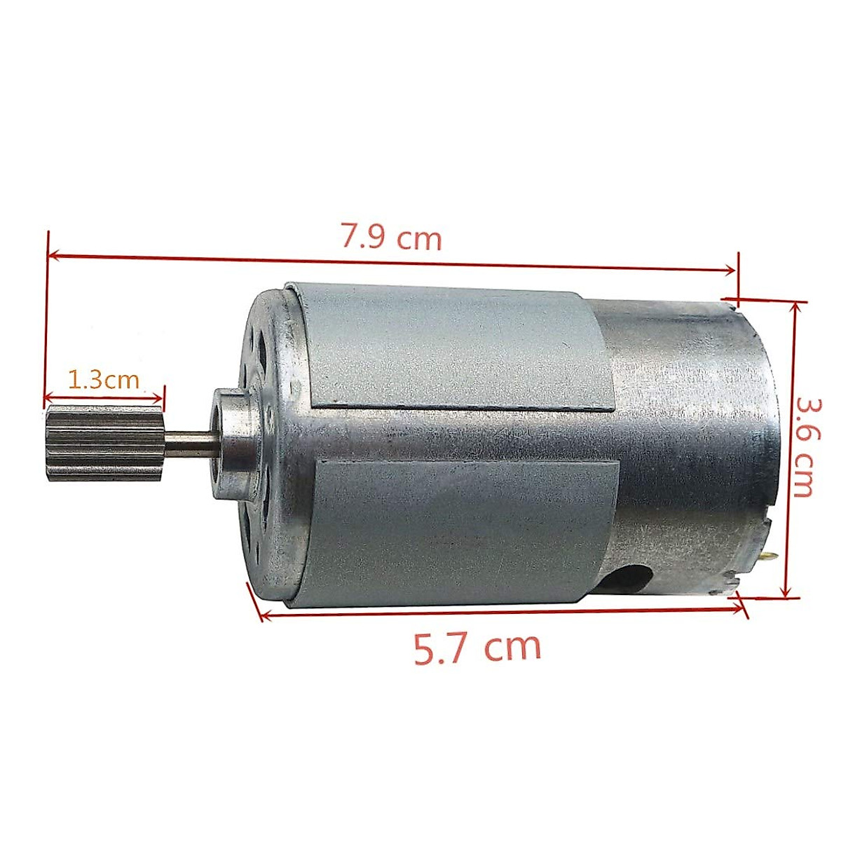 2 Pcs Universal 550 40000RPM Electric Motor RS550 12V Motor Accessories for Kids Electric Cars Children Ride On Toys Replacement Parts