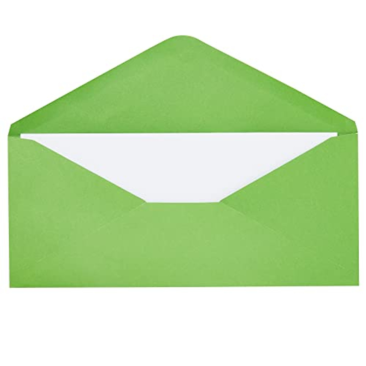 200 Pack Bulk #10 Green Envelopes with Gummed Seal, Business Size for Invitations, Mailing Letters, Checks, Greeting Cards (4-1/8 x 9-1/2 In)