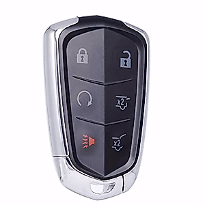 Key Fob Replacement Compatible for Cadillac Escalade 2015 2016 2017 2018 2019 2020 Escalade ESV 2015-2020 Proximity Smart Keyless Entry Remote Control Remote Start 13594028 HYQ2AB 13580812 315Mhz
