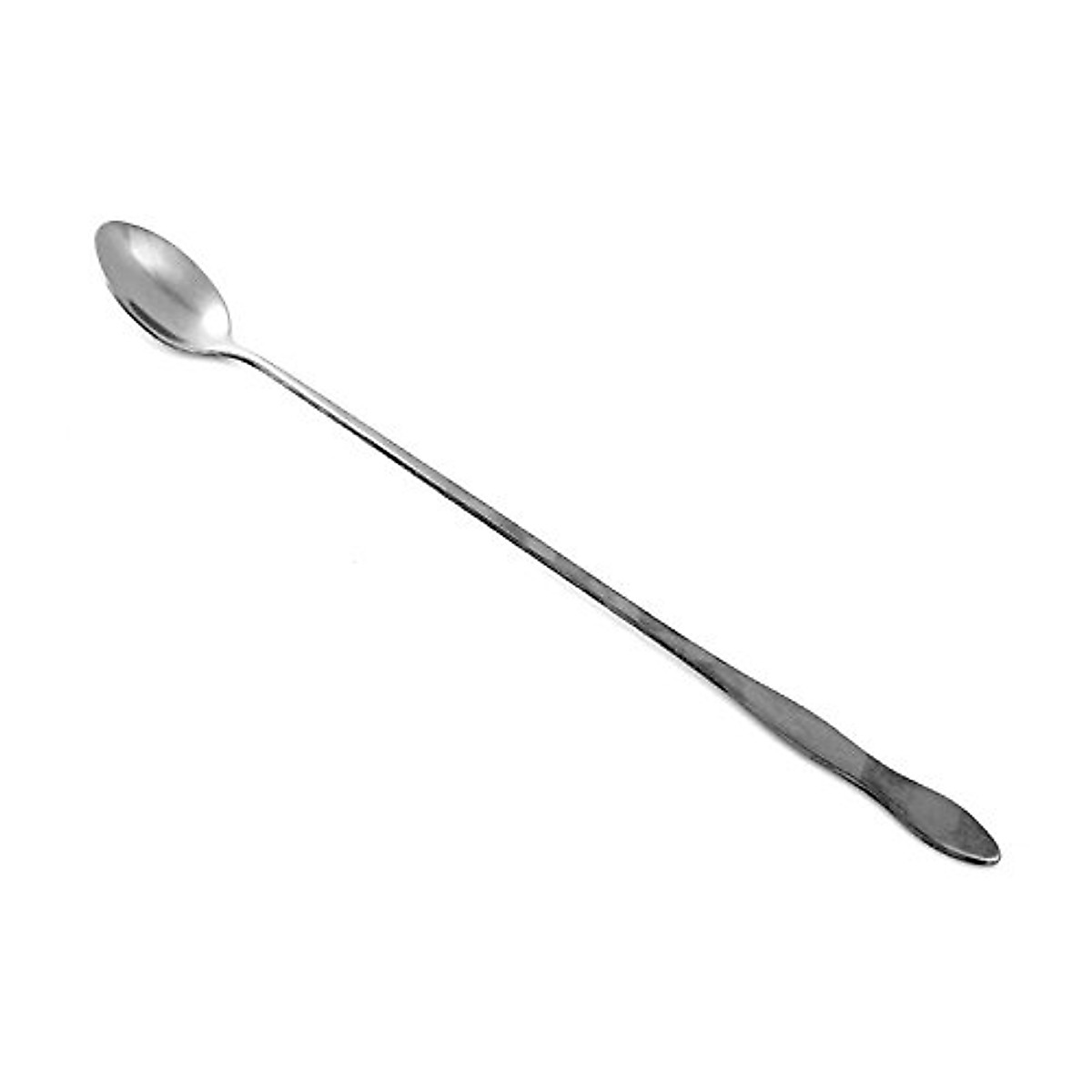 HornTide 6-Piece Mixing Spoon Set 10-Inch 26cm Long Handle Spoons for Ice Cream Cold Drink Fruit Juice Cocktail Stirring and More - Stainless Steel Mirror Polishing