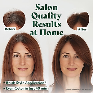 Herbatint Permanent Hair Dye For Women - 5R Light Copper Chestnut - For Up To 100% Gray Coverage of Resistant Gray Hair - Ammonia-Free, Alcohol-Free & Vegan - Salon Influenced Hair Color 5.75 fl oz