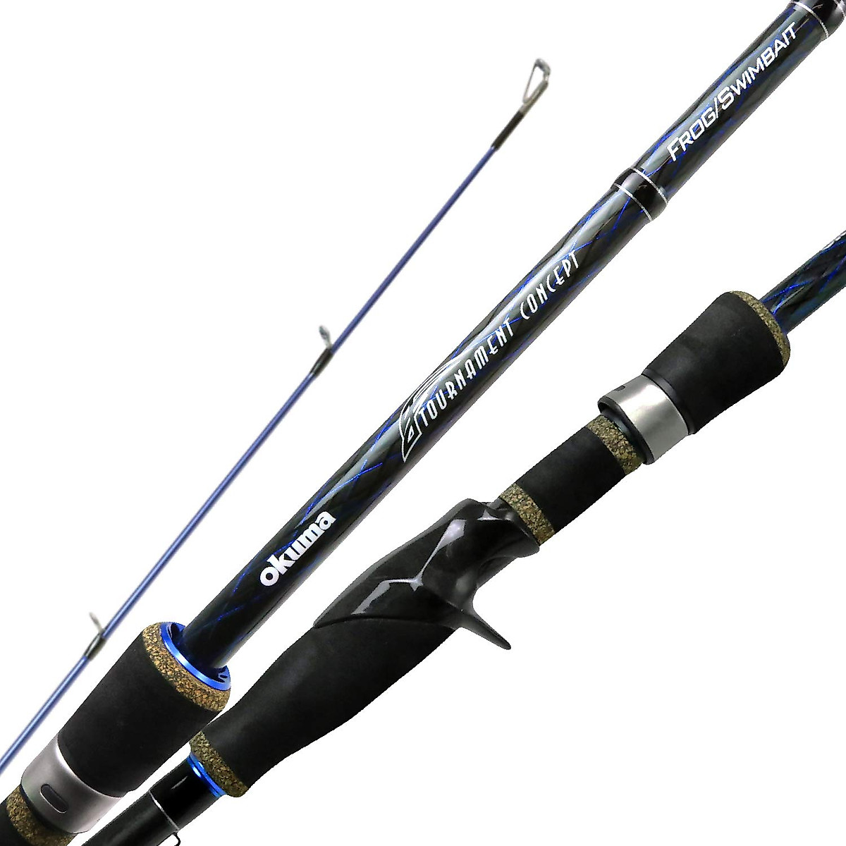 Okuma Tournament Concept TCS Lightweight Carbon Bass Rods- TCS-C-691MHa