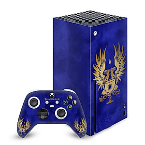 Head Case Designs Officially Licensed EA Bioware Dragon Age Grey Wardens Gold Heraldry Vinyl Sticker Gaming Skin Decal Cover Compatible With Xbox Series X Console and Controller Bundle