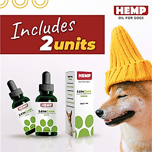 (2 Pack) Latocann Hemp Oil for Dogs and Cats: Natural Relief for Pet Anxiety, Joint Pain, and Digestive Health for Dogs and Cats