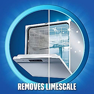 Finish Jet-Dry Rinse Aid, Dishwasher Rinse Agent & Drying Agent, 8.45 Fl Oz with Finish Dual Action Dishwasher Cleaner: Fight Grease & Limescale, Fresh, 8.45oz