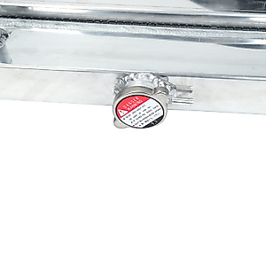 TYFYB 3 Row Core Racing Radiator+ 12" Shroud Fan+Relay kit Compatible with 1966-1979 F100 F250 F350 Br-onco V8