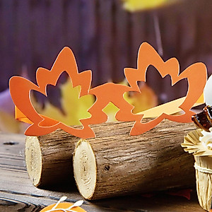 AMOR PRESENT 24PCS Thanksgiving Turkey Eyeglasses, Turkey Eyewear Frame Party Photo Props Thanksgiving Paper Glassess for Kids Adults Thanksgiving Day Party Favors