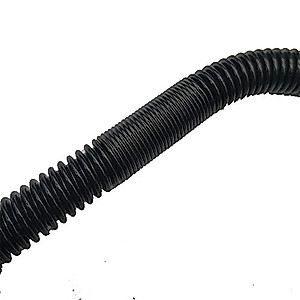 MENSI Non-Whistle 304 Stainless Steel Flexible Flex Gas Line for LPG and NG Fire Pit Hose Connection Kit in 24" Length