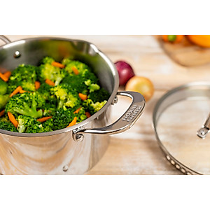 KUHN RIKON Allround Plus Stainless Steel Cooking Pot 3.7 L Diameter 20 cm