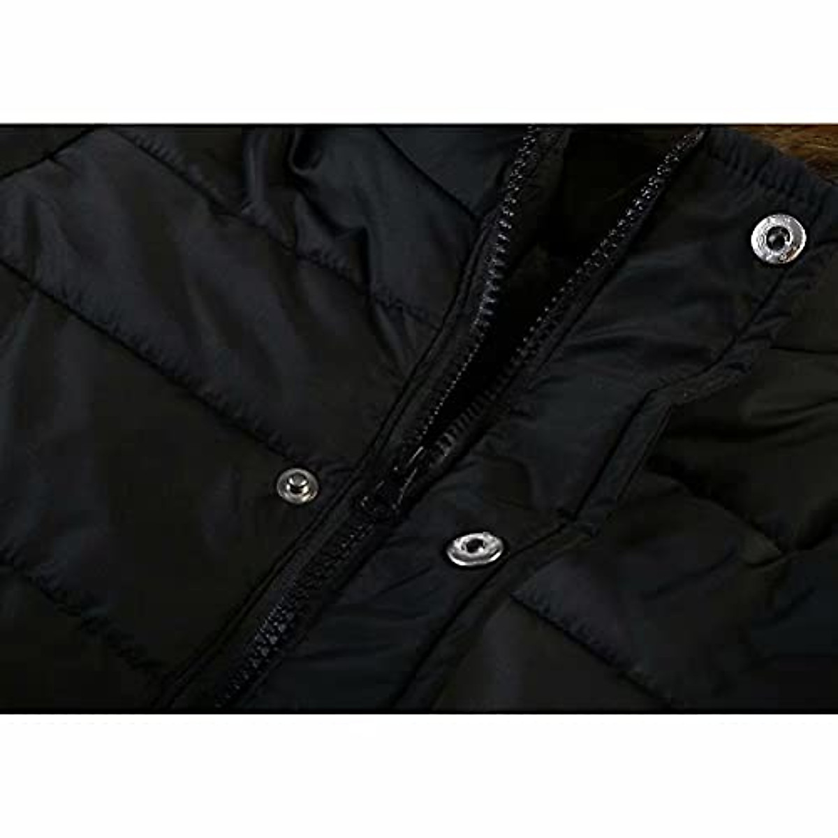 AMIYAN Toddler Boys Girls Down Jacket Hooded Thickened Warm Winter Snowsuit Coat Outerwear(Black, 2-3T)