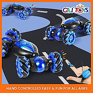 Remote Control Car Boys Gifts: Gesture Sensing RC Stunt Cars Kids Toys for Age 6 7 8 9 10 11 12 Year Old - Best Birthday Gifts