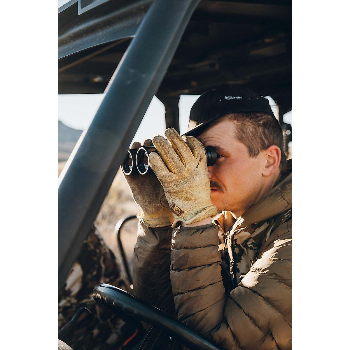 First Lite Men's Brooks Down Sweater - Lightweight Insulated Hunting Puffy - Dry Earth - X-Large