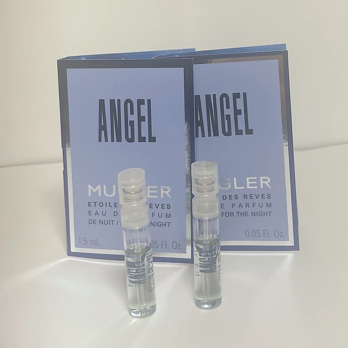 2 Thierry Mugler Angel EDP 1.5 Ml/0.05 Oz Each Spray Sample Perfume Travel Vial