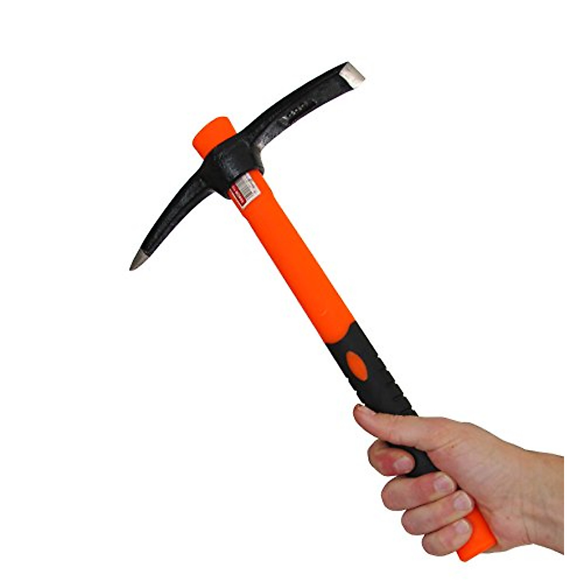 TABOR TOOLS Pick Mattock with Fiberglass Handle, Garden Pick, Great for Loosening Soil, Archaeological Projects, and Cultivating Vegetable Gardens or Flower Beds. J62A. (Small 15 Inch) 