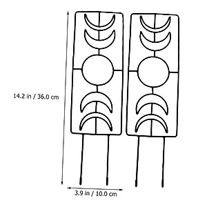 YARNOW 6 Pcs Cucamelon Plants Floral Vines Green Roses Trellis for Climbing Plants Outdoor Plant Vine Trellis Plant Grow Potted Plants Climbing Holder Orchid Climbing Rack Garden Supplies