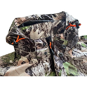 Acme Projects Men's Rain Suit (Jacket + Pants), 100% Waterproof, Breathable, Taped Seam, 10000mm/3000gm, YKK Zipper (as1, alpha, l, regular, regular, Camouflage)