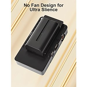 Wireless Video Transmission System, MOMAN Matrix 600S, SDI and HDMI Transmitter and Receiver for Blackmagic BMPCC Camera Atomos Ninja v with 600ft Range, Inbuilt Antennas Zero Noise, 0.08s Latency